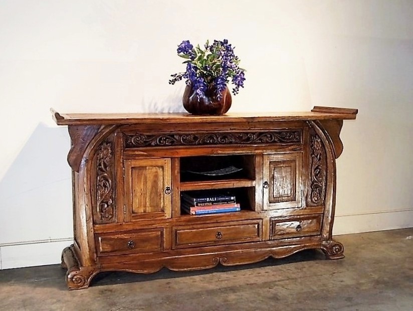 Large Reclaimed Teak Balinese Buffet | Gado Gado