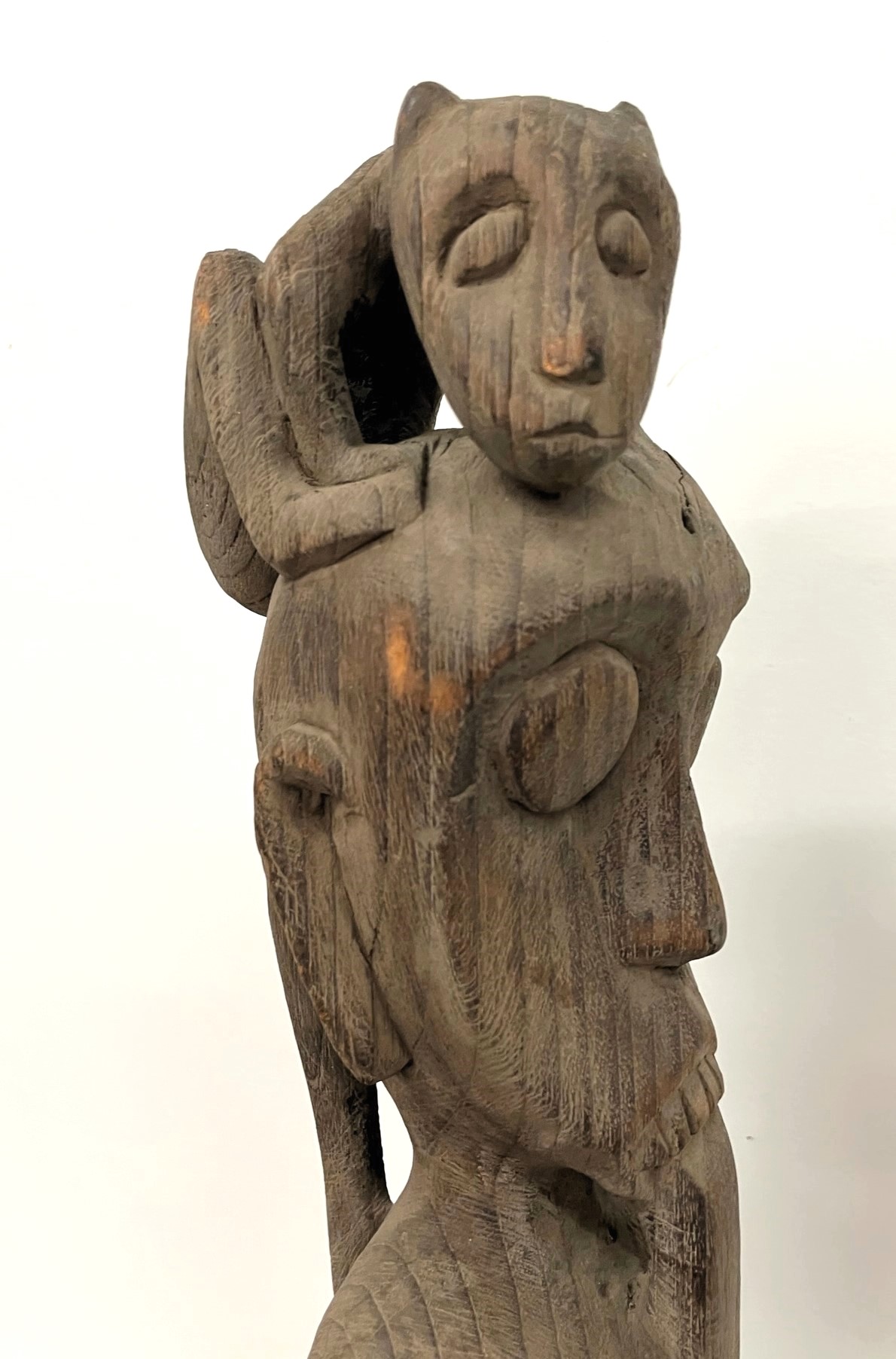 Old Dayak Ancestor Figure Tribal Statue | Gado Gado