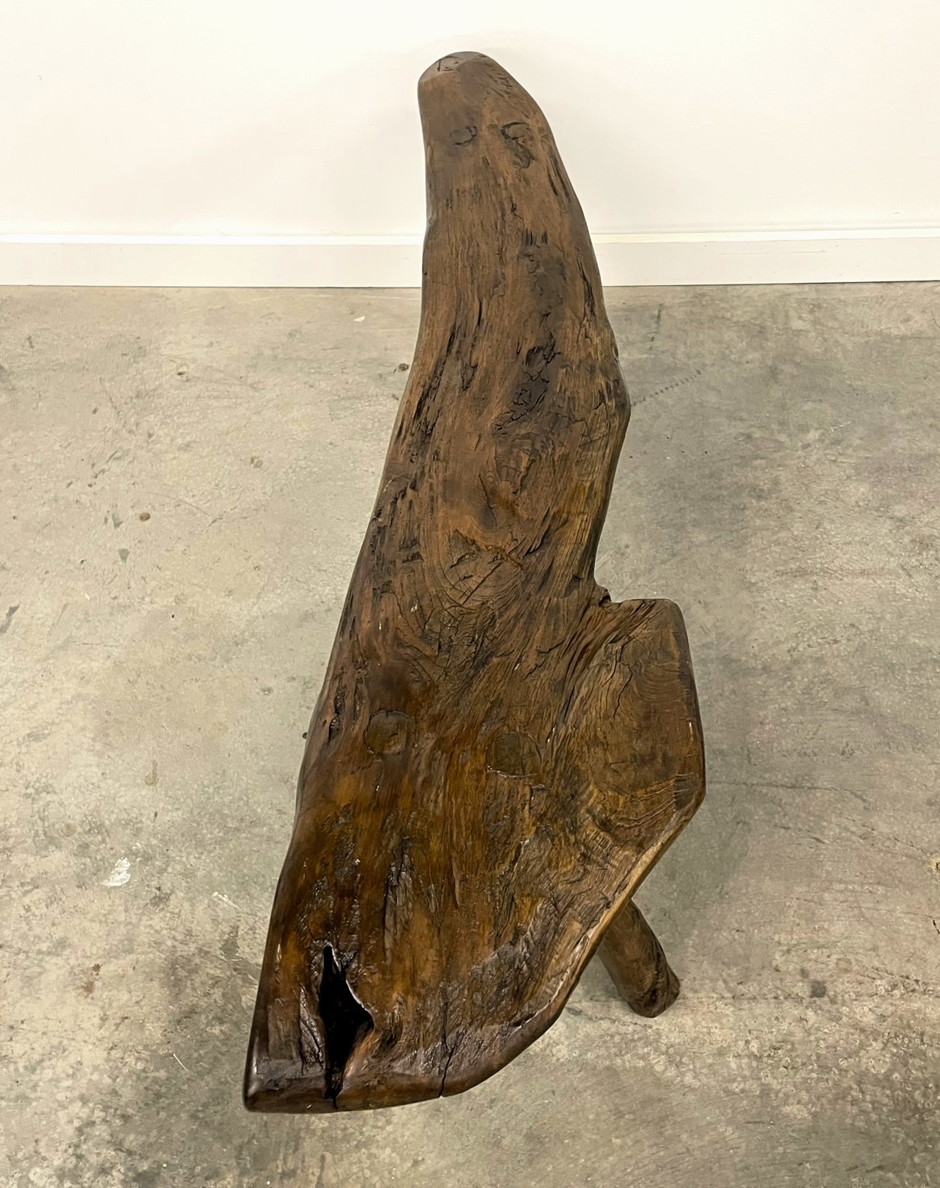 Primitive Freeform Bench Reclaimed Teak Wood | Gado Gado